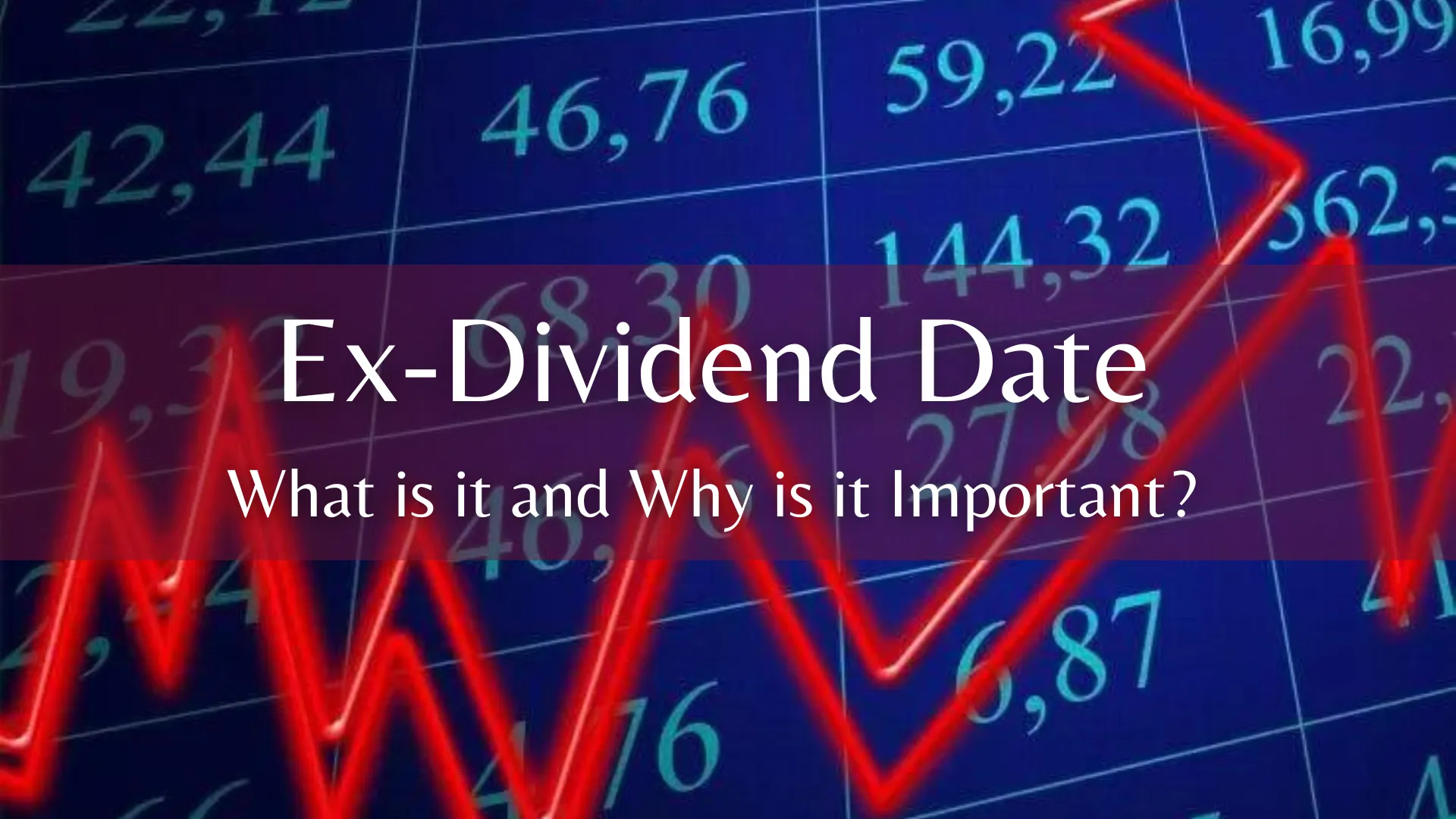 Ex-Dividend Date: What is it and Why is it Important ...