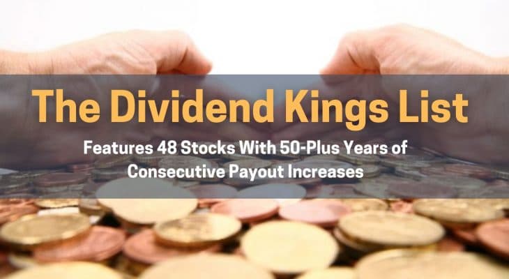 The Dividend Kings List Features 48 Stocks With 50-Plus Years of ...